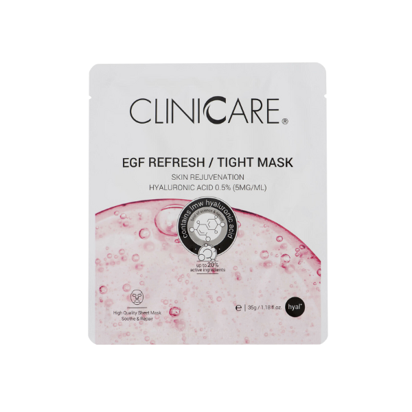 Aftergloe Skin Clinic | Clinicare EGF Mask: Refresh/Tight – AFTERGLOW ...